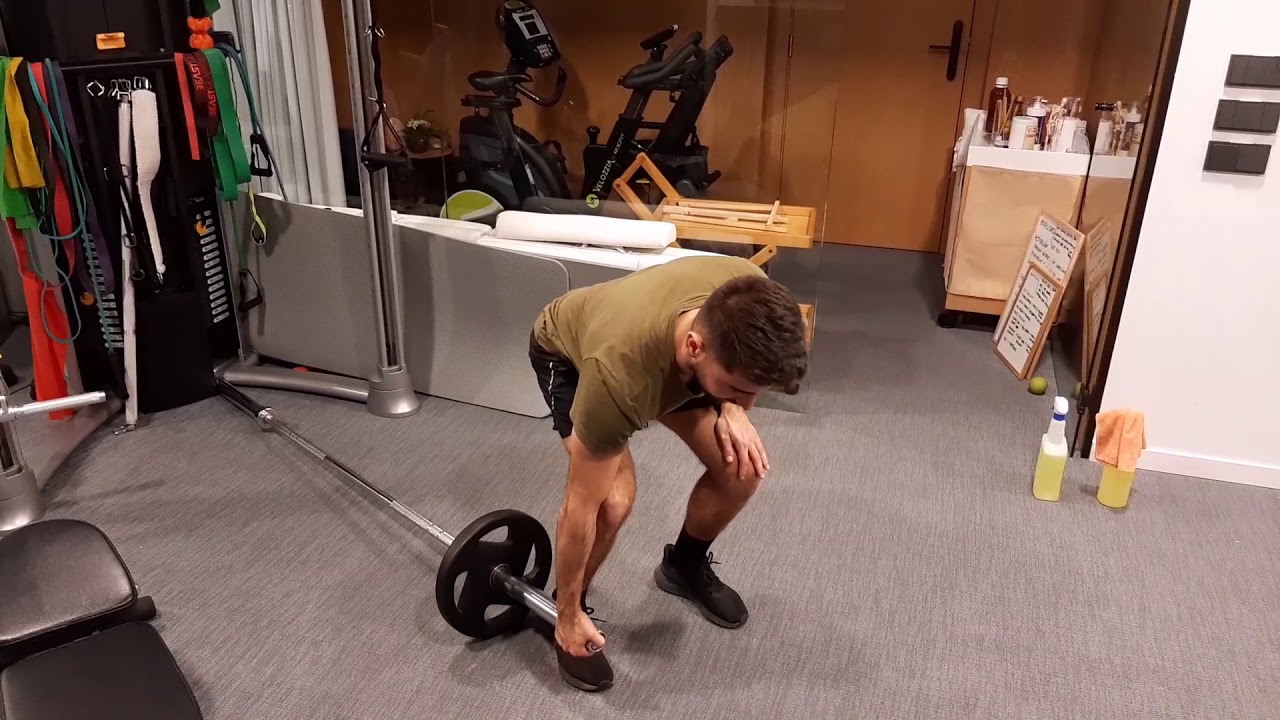 Remo con barra unilateral - YouTube