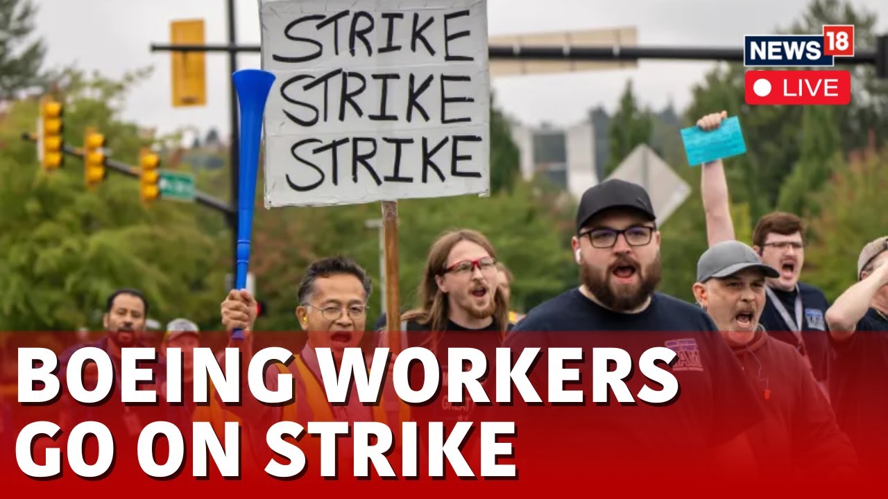 US News Live | Boeing Factory Workers Go On Strike After Rejecting ...