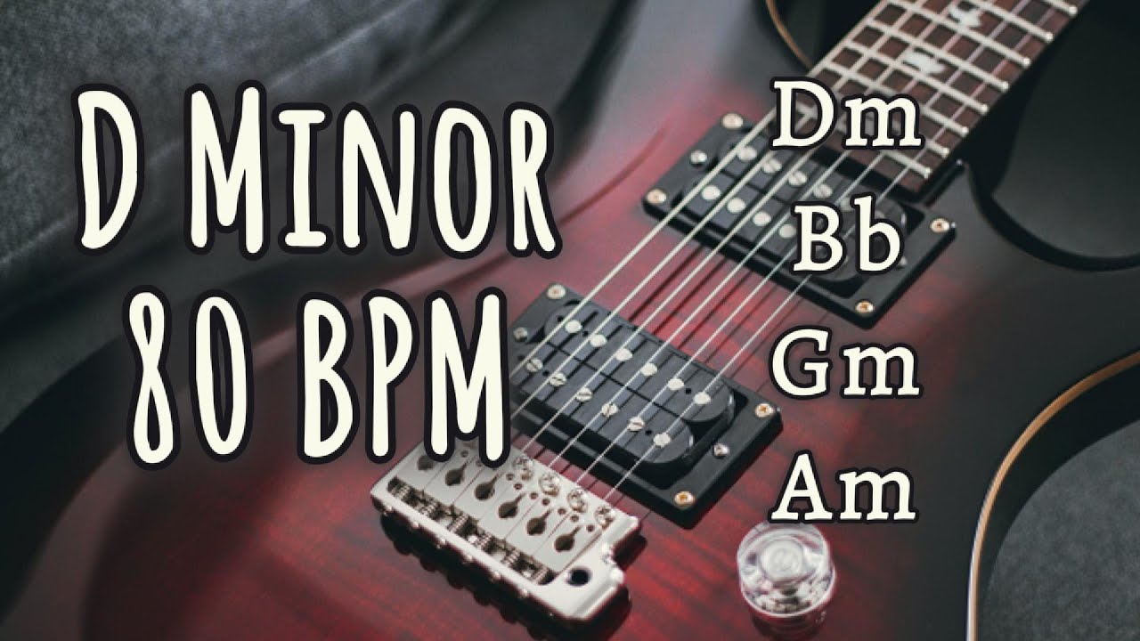 Unlock Your Potential with D Minor Guitar Backing Track (80 BPM) - YouTube