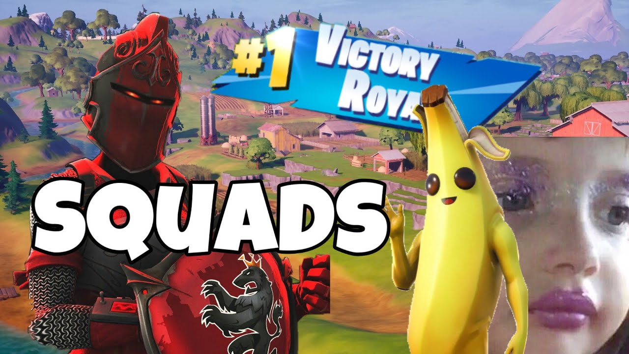 Partida en squad Fortnite Con memes (victory Royale) epico! - YouTube