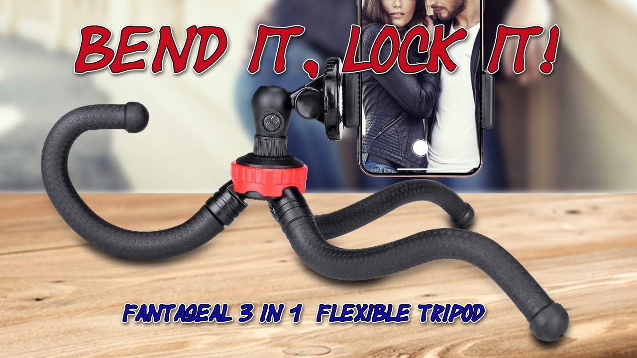 Fantaseal 3 in 1 Flexible Tripod - YouTube
