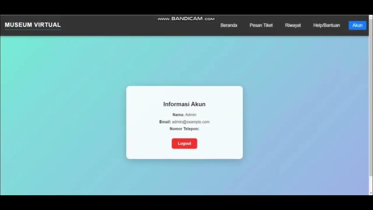 Website Sistem pemesanan tiket online dimusium basis react.js_UAS pemrograman web.2 - YouTube