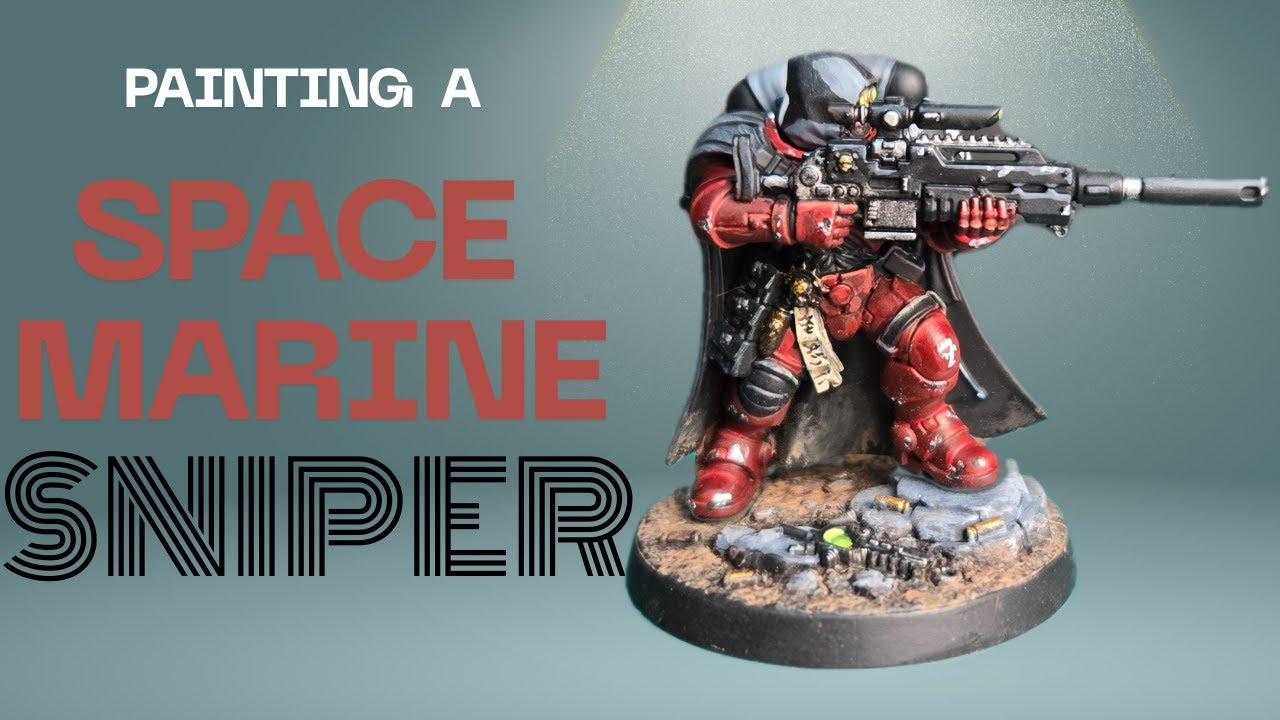 Painting A Space Marine Camo Cloak - YouTube