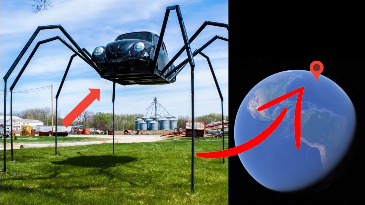 OMG! Found Spider Car on Google Earth! - YouTube