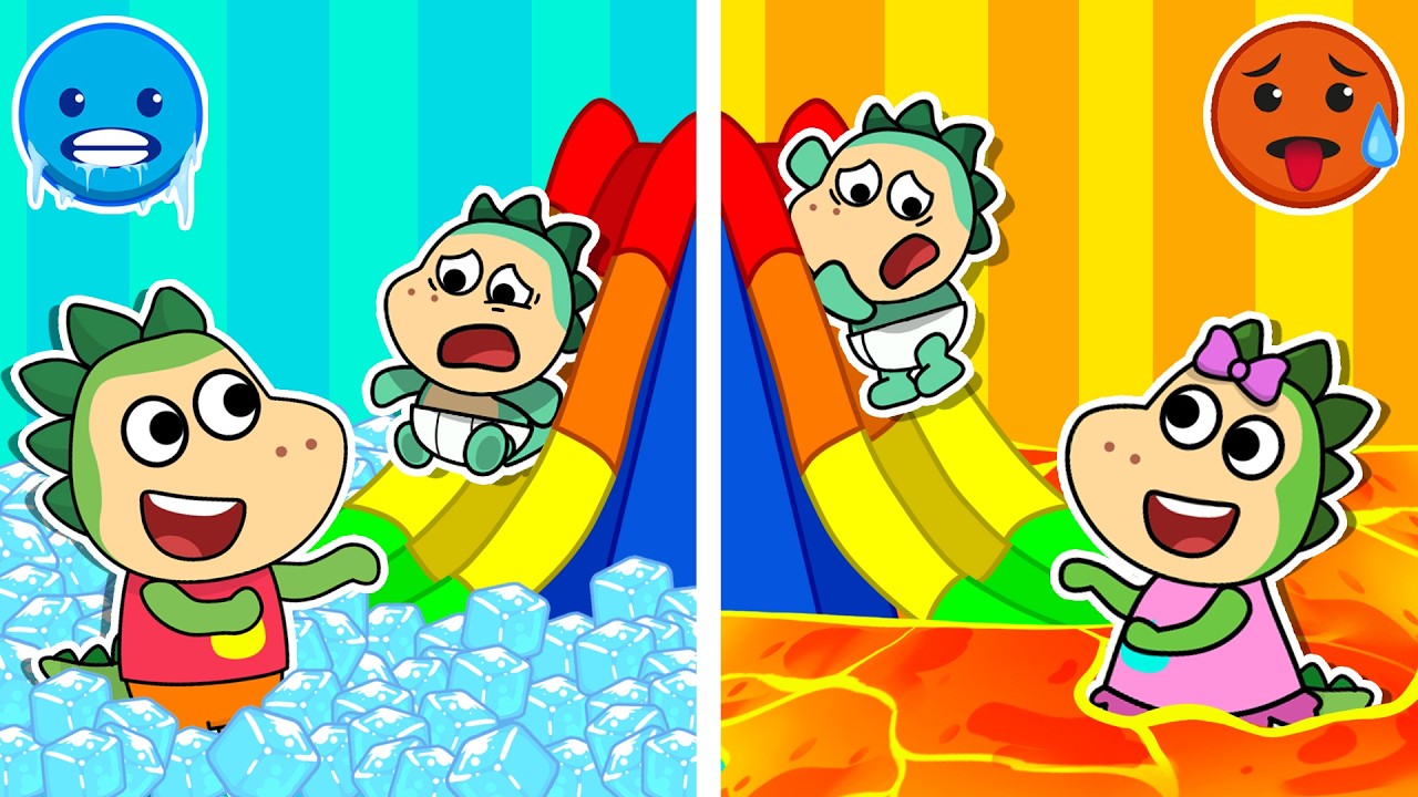 🥵 Hot vs. Cold 🥶: Spike and Sparkle Take Care of Baby Goo 👶 | Stories ...