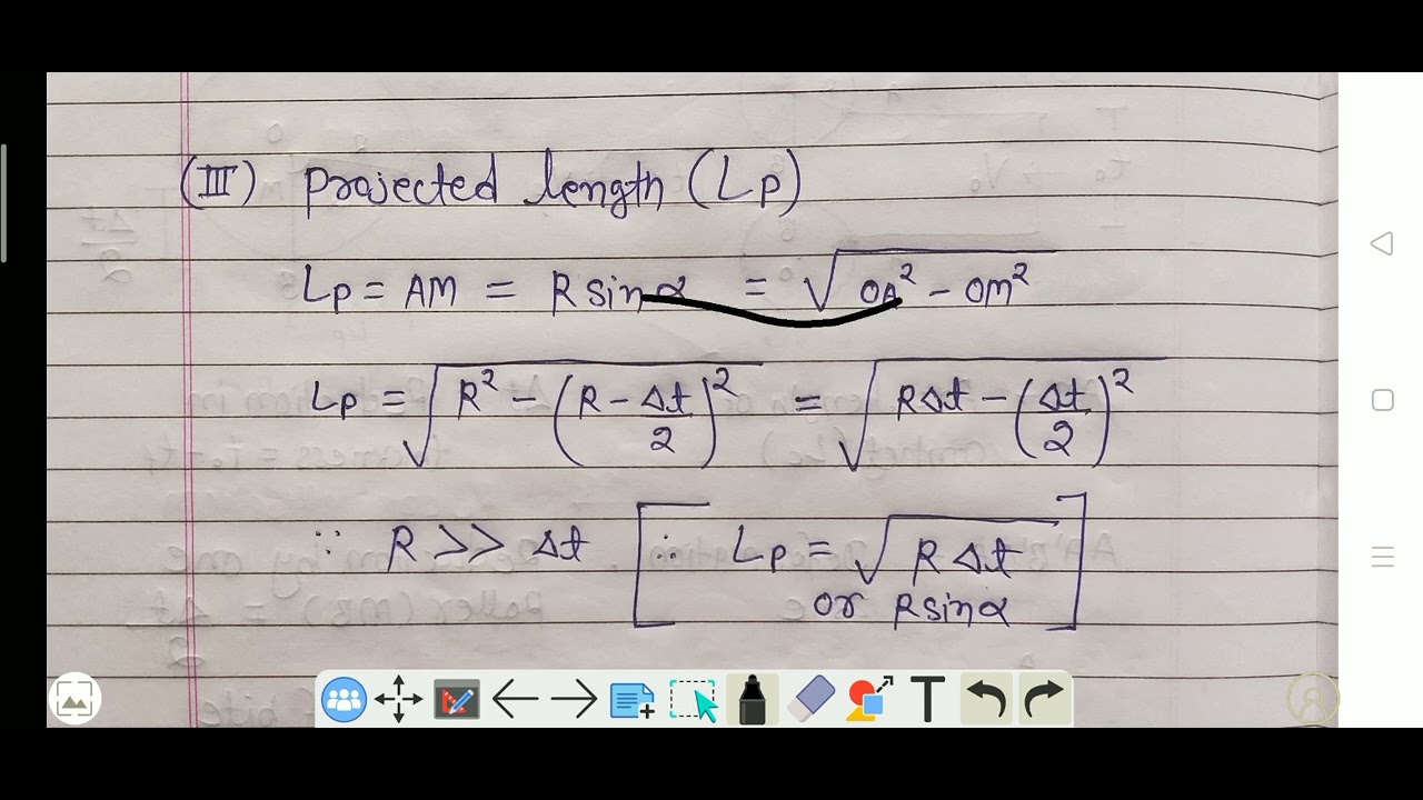 Projected Length In Rolling By Digital Class PE45 - YouTube
