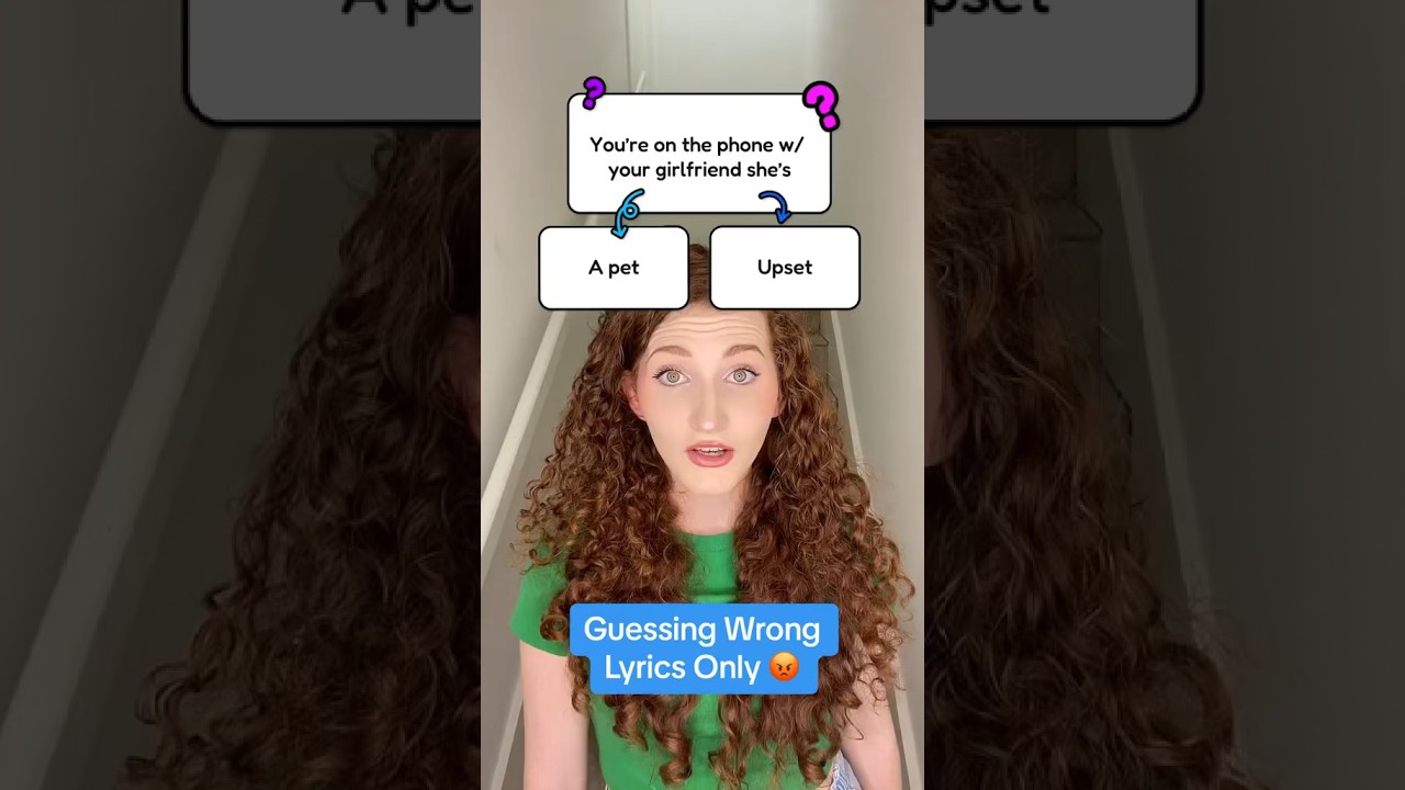 Guessing Wrong Lyrics 😩: Taylor Swift “You Belong with Me” - YouTube