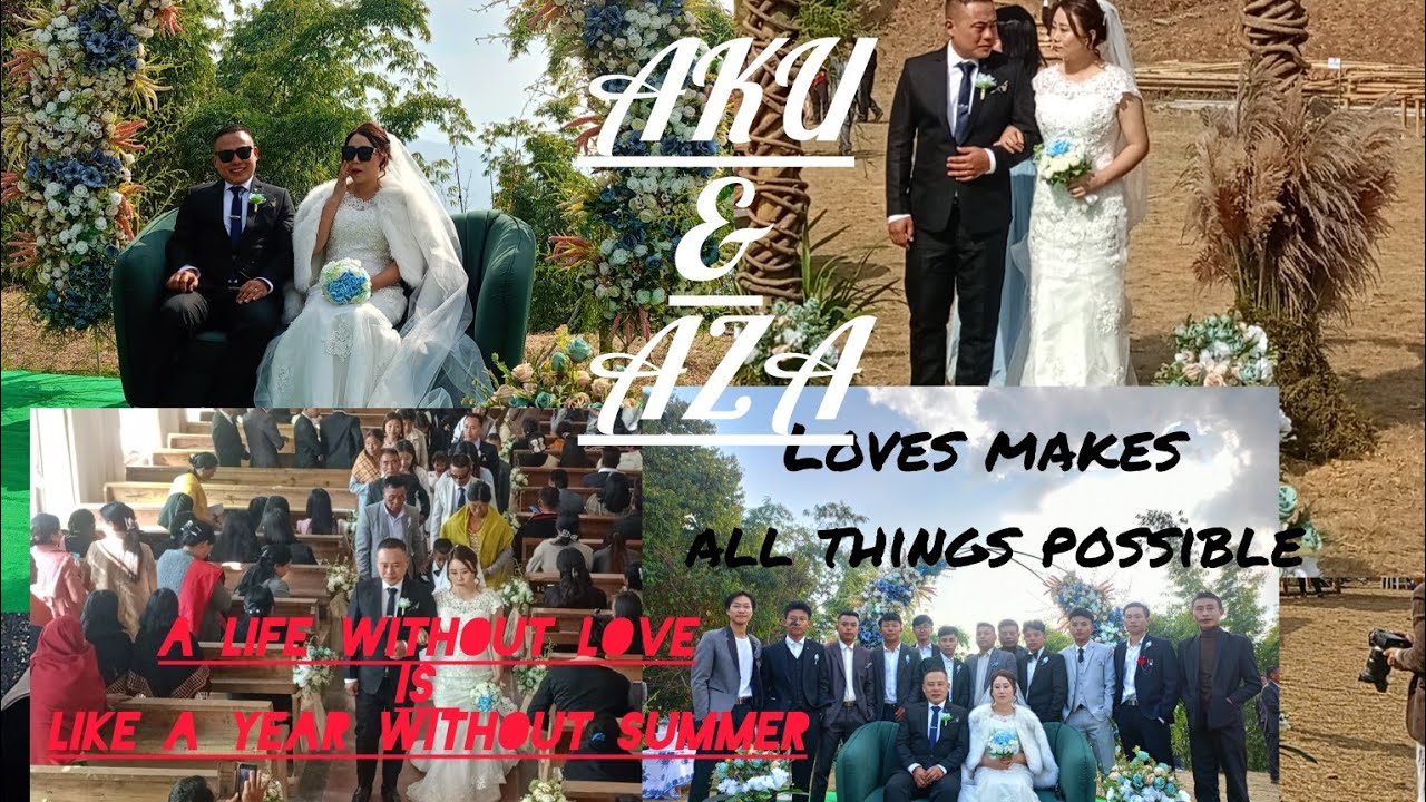 AKU WEDS AZA #wedding on (08/01/25) at St mary church #lozaphuhu - YouTube