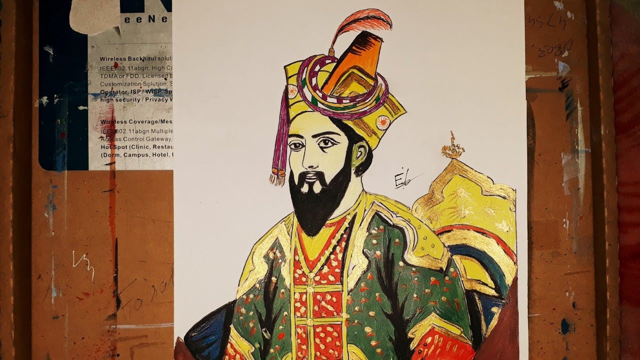 painting of zahiruddin babur ..with history in Desc... - YouTube