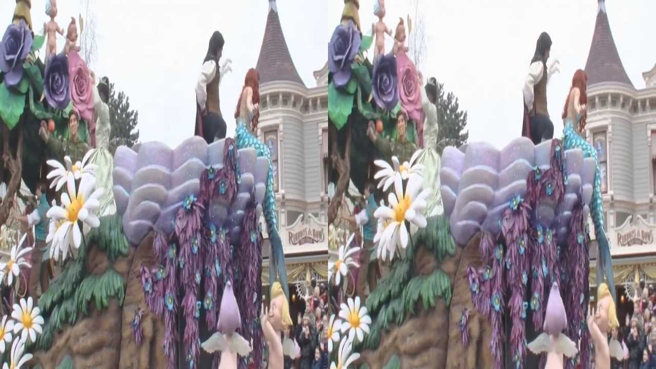 Disneyland 20th Anniversary parade 3D Half SBS - YouTube