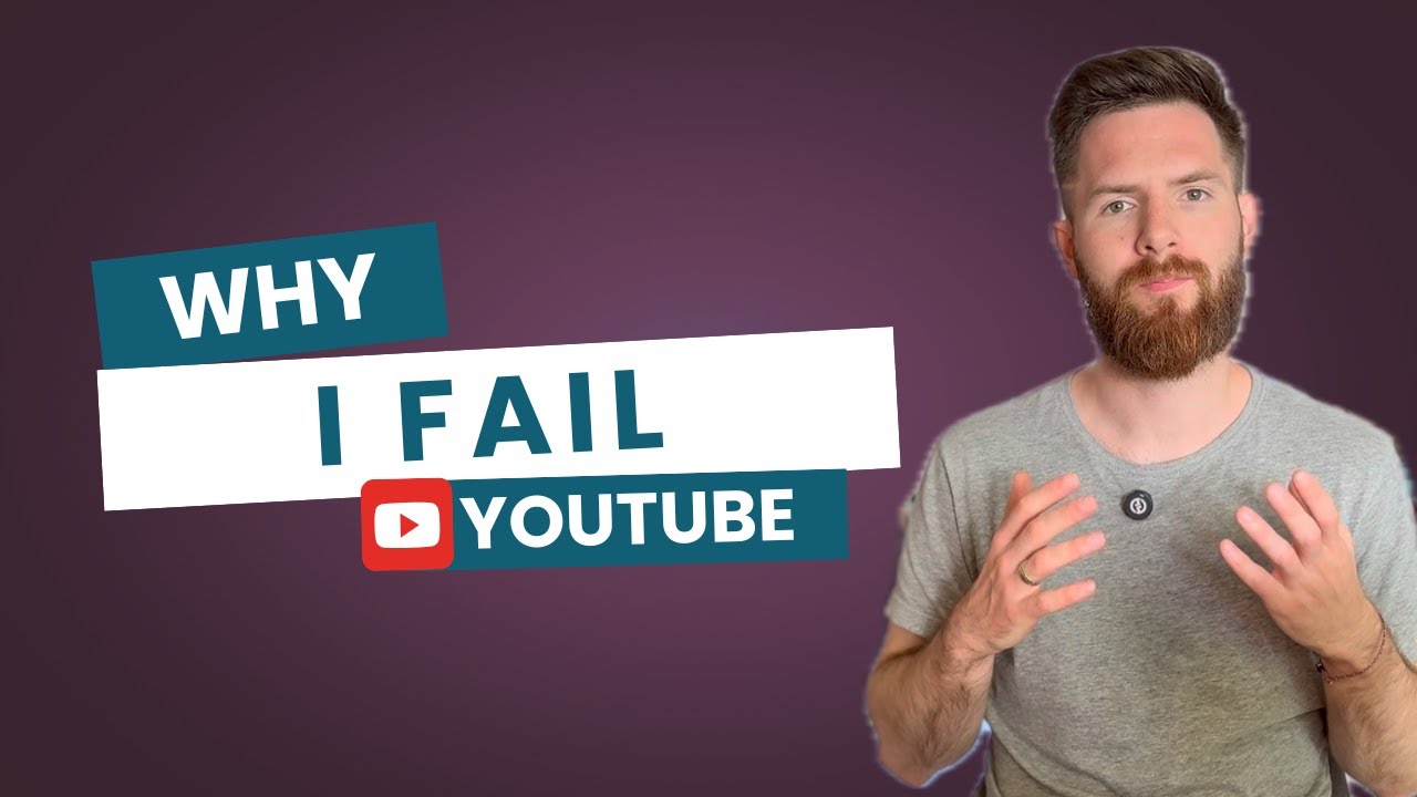 Why do I fail YouTube and side projects. Plan to fix it. - YouTube