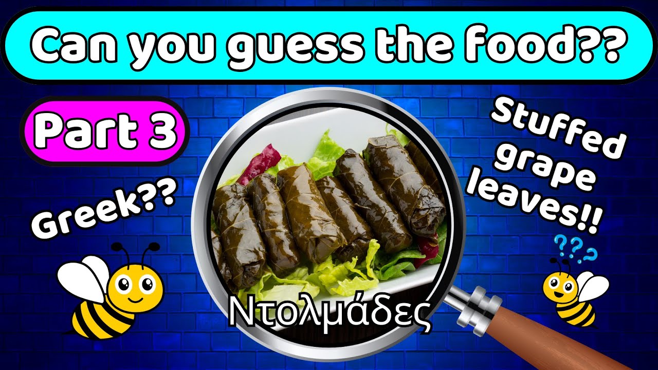 Guess the Food Challenge | Episode 3 | Can You Identify These 25 Global ...