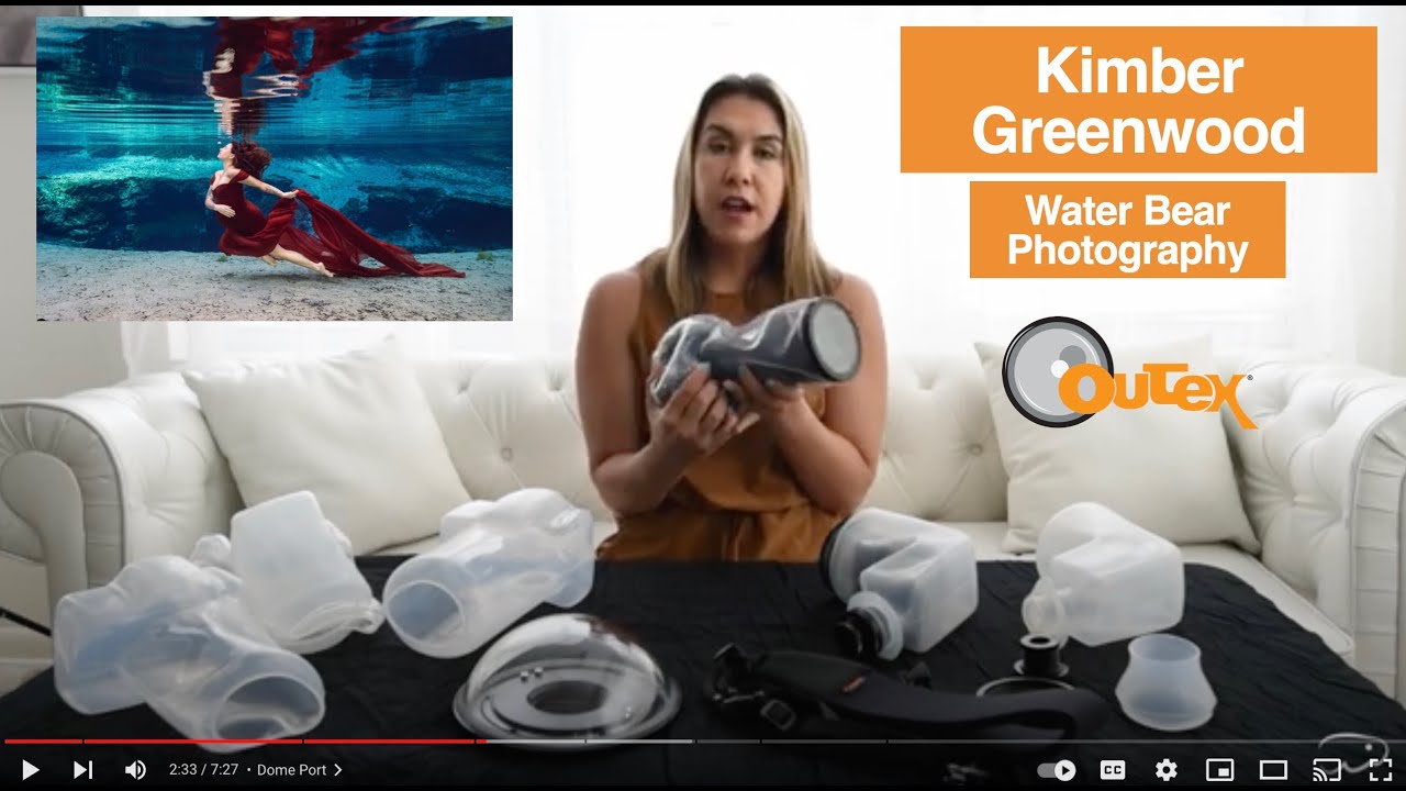 Underwater Photographer Kimber Greenwood introduces Outex system for Underwater Cameras - YouTube