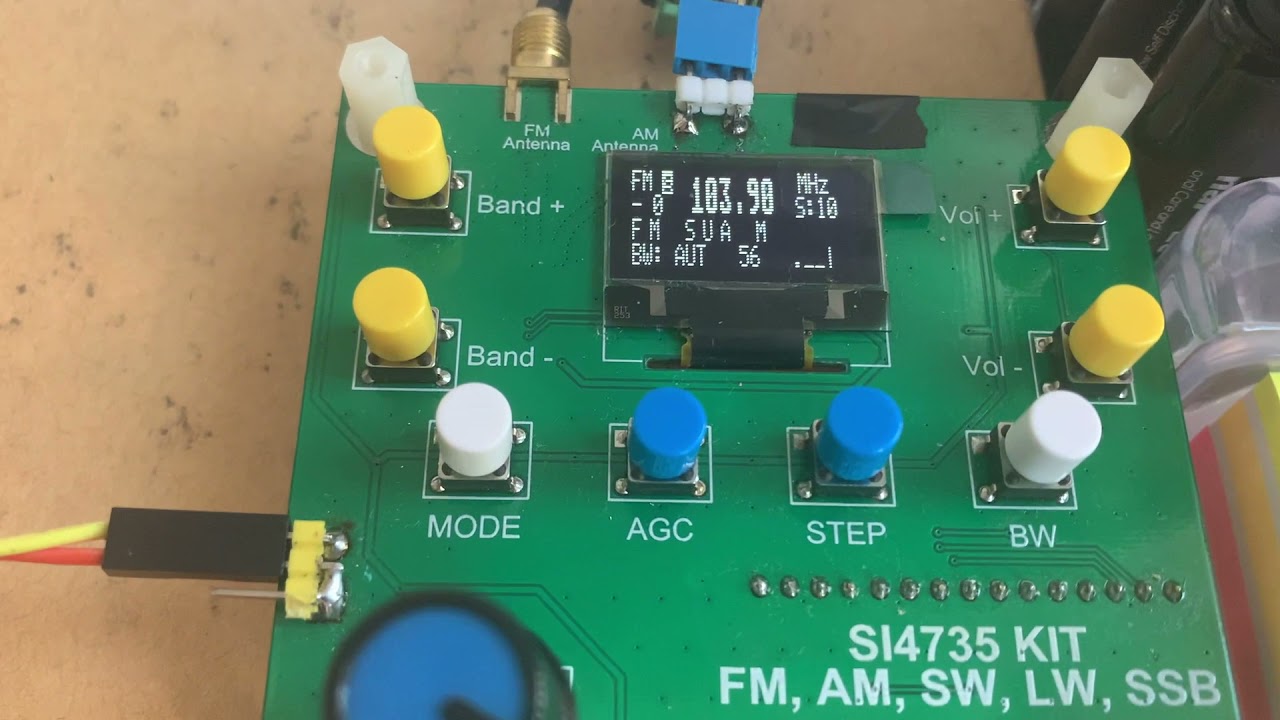 KIT - SI4735 KIT FM, AM, SW, LW, SSB BY David Martins Engineering - YouTube