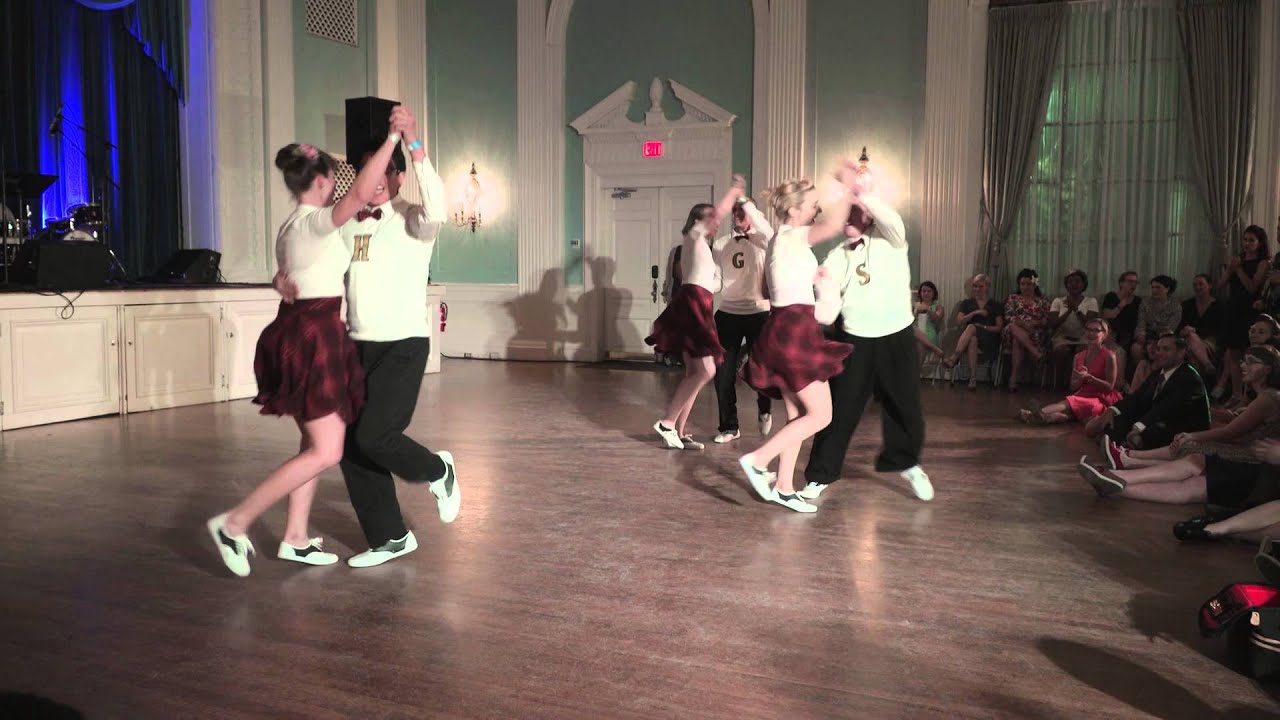 Hot Rhythm Holiday 2016 Collegiate Shag Performance - YouTube