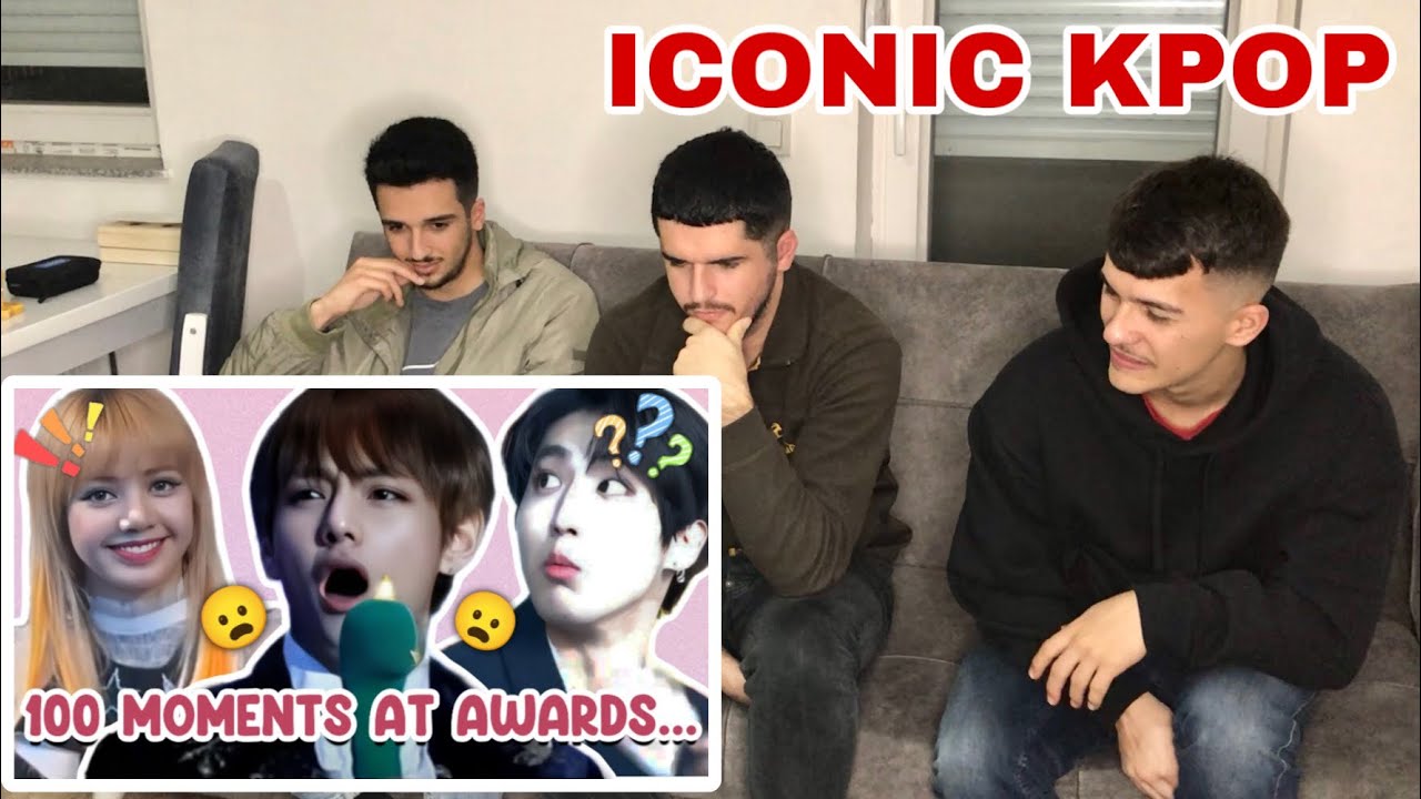 FNF Reacting to 100 ICONIC Moments at KPOP Award Ceremonies | KPOP ...