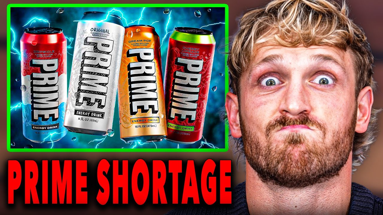 LOGAN PAUL EXPLAINS WHY THERE'S A *PRIME ENERGY SHORTAGE* - YouTube