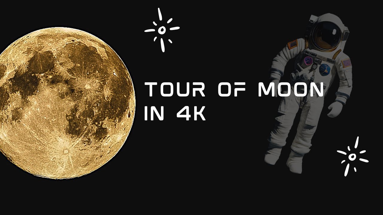 Tour of the Moon in 4K: Stunning Lunar Landscapes #space #moon - YouTube