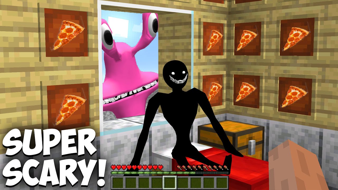 SUPER SCARY RAINBOW FRIENDS in Minecraft ! I meet SCARIEST RAINBOW ...