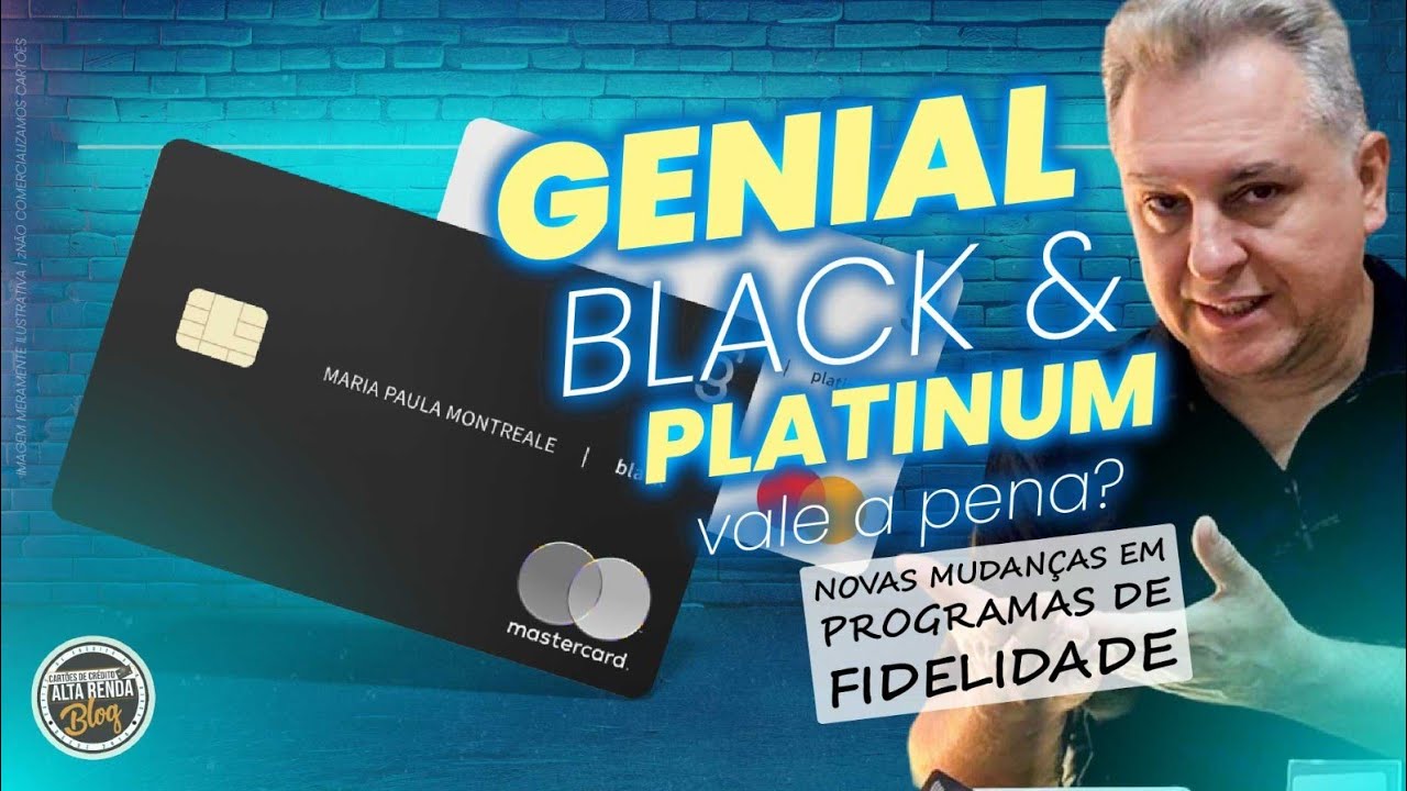 💳GENIAL MASTERCARD BLACK E PLATINUM! MUDANÇAS NO PROGRAMA DE FIDELIDADE ...