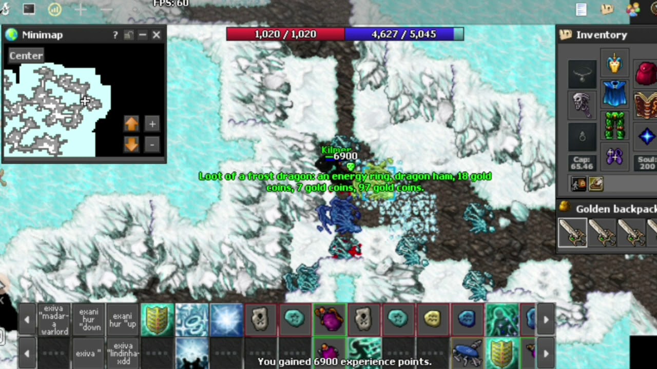 TÍBIA OT CLIENT (ANDROID) PEGANDO CAVE BOT PESSOAL - YouTube