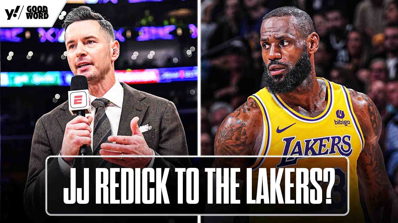 Could J.J. REDICK be the next coach of the LAKERS? | Yahoo Sports - YouTube