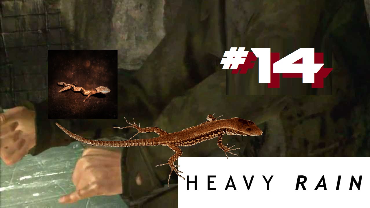 LIZARD ORIGAMI TRIAL // HEAVY RAIN PS4 - LET'S PLAY PART 14 The one ...