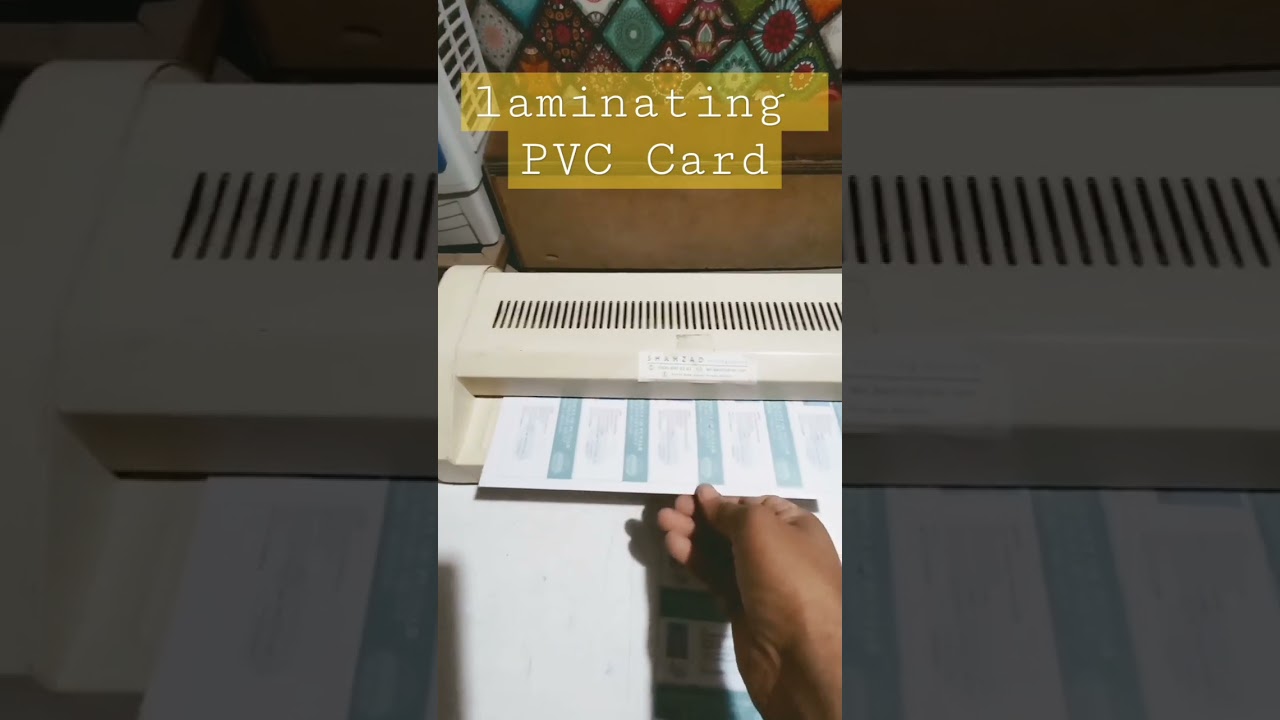 Liminating PVC Card, Hot Laminating Machine A4, Temperature 160°C,Power ...