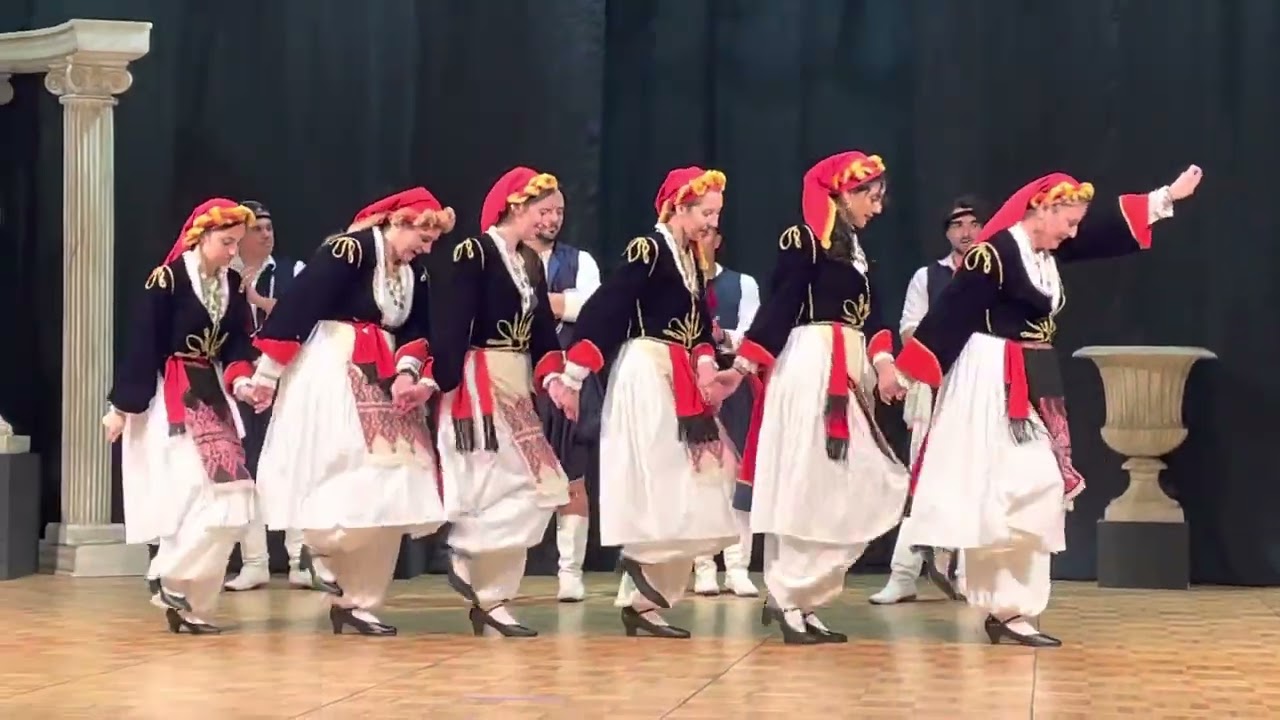 Greek dance dress rehearsal 2022 - YouTube