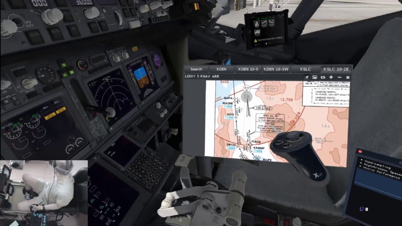 X-PLANE 11 VR Pilot Edge + Smartcopilot B737-800 - YouTube