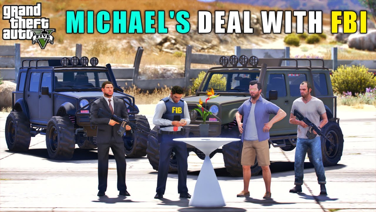 GTA 5 : MICHAEL'S DEAL WITH FIB OFFICERS #7 || BB GAMING - YouTube