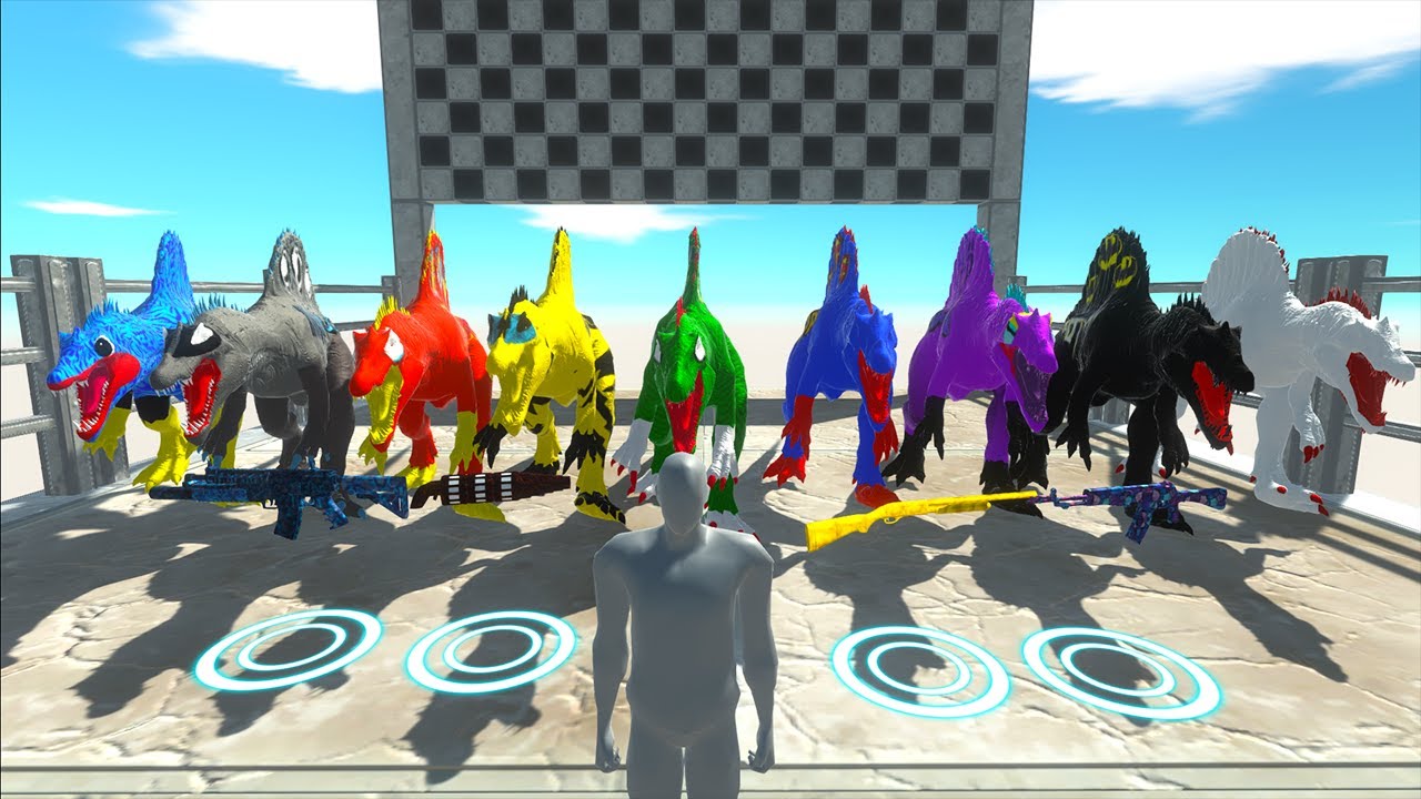 9 Spinosaurus Superheroes Fps Avatar Speed Race Championship Hunting ...