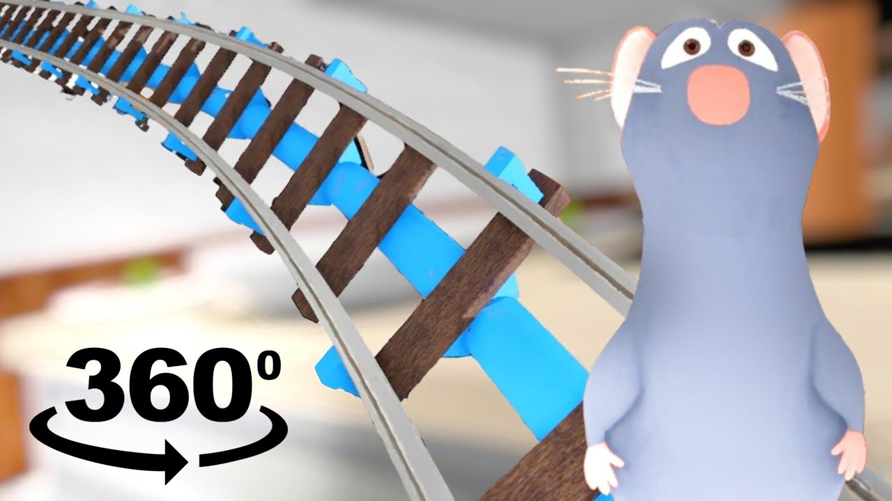 VR 360 Video | Disney Ratatouille 360° Roller Coaster - YouTube