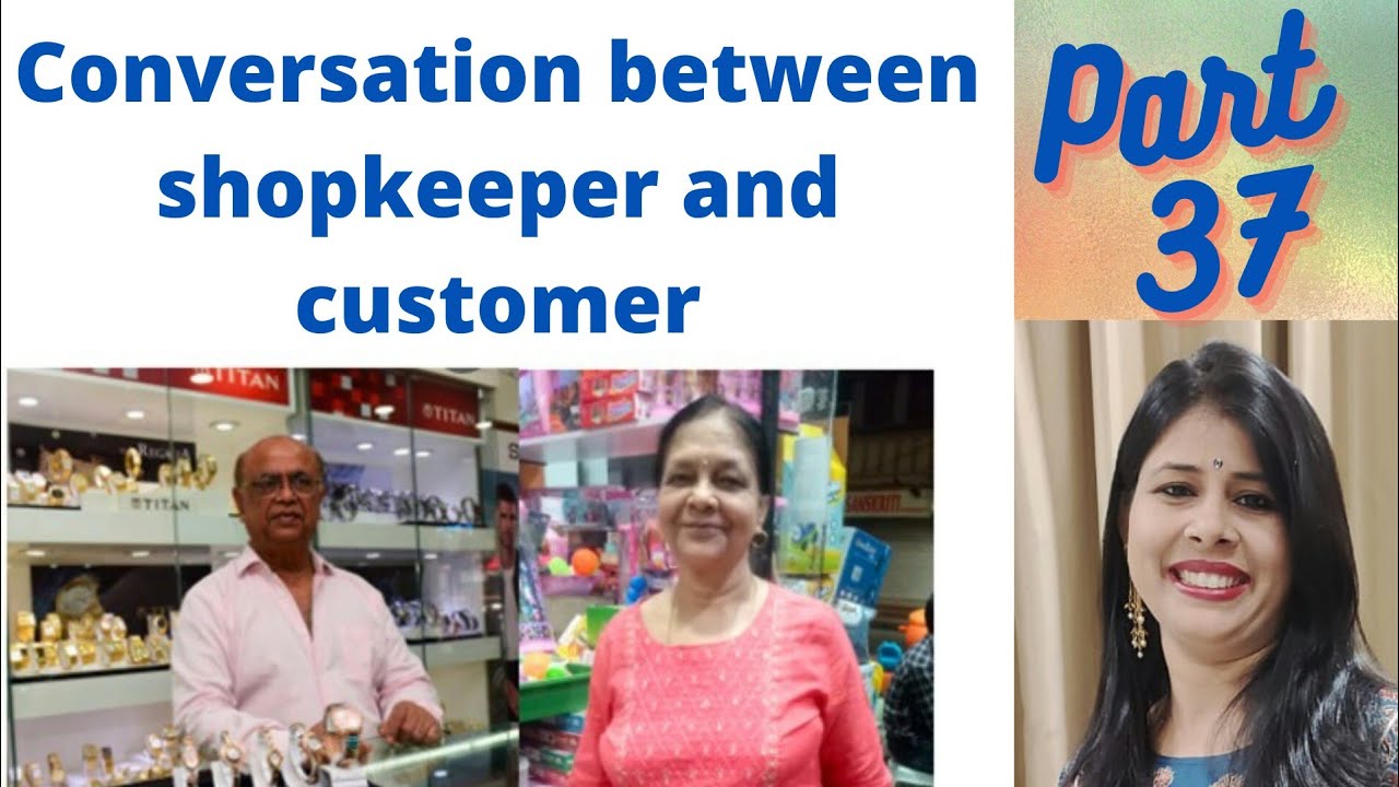 Conversation between shopkeeper and customer । English speaking @buying ...