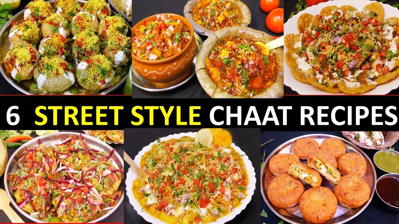 6 चटकारेवली चाट जो मुँहमें पानी ला दे | 6Chaat recipe by Cook with ...