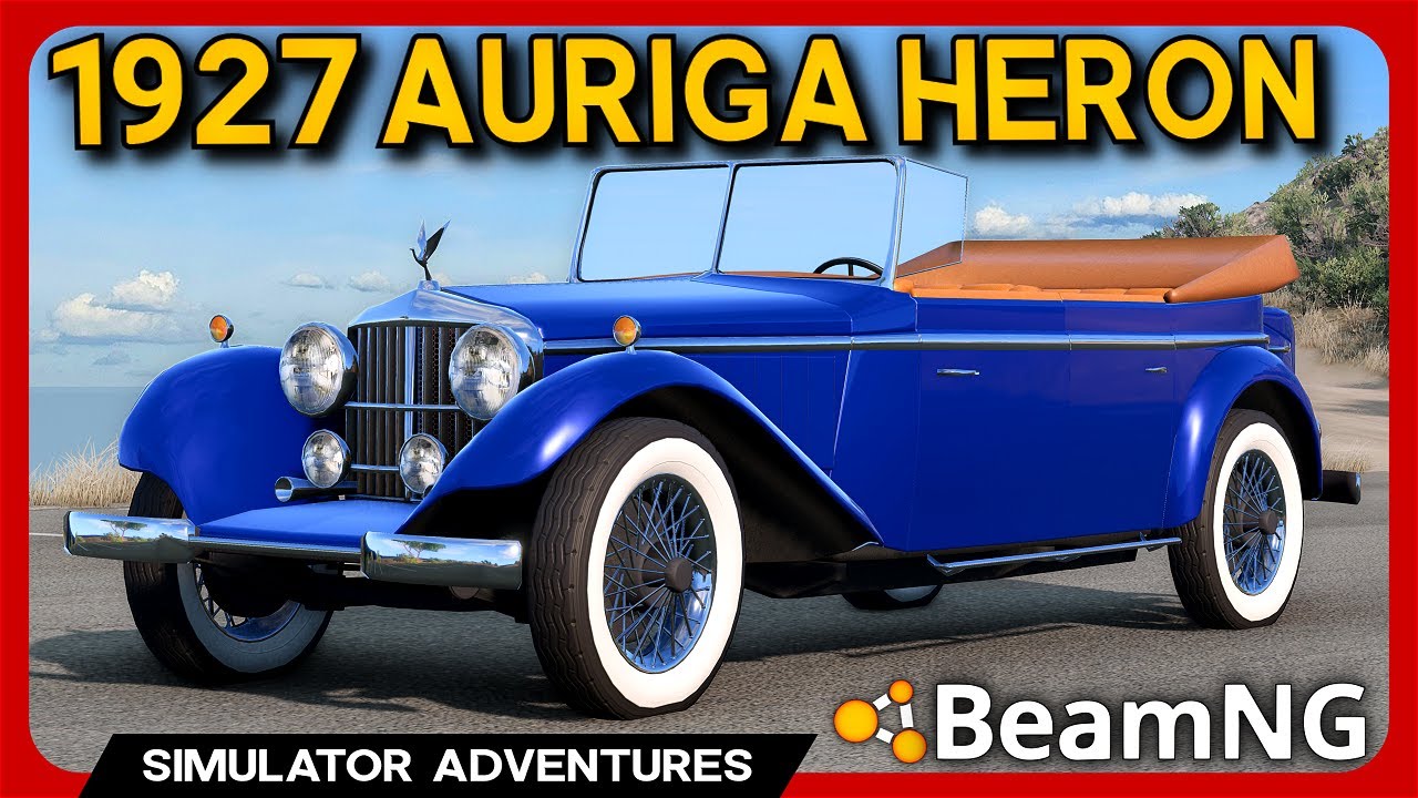 BeamNG's VINTAGE Car Mod is BACK! - 1927 Auriga Heron - YouTube