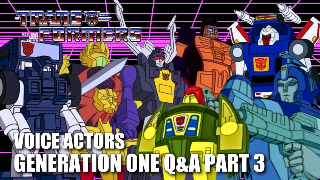 Transformers Voice Actors Q&A Part 3 | Joe Leahy, Michael McConnohie ...