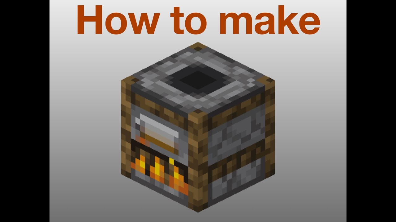 (How to make a smoker) in Minecraft - YouTube