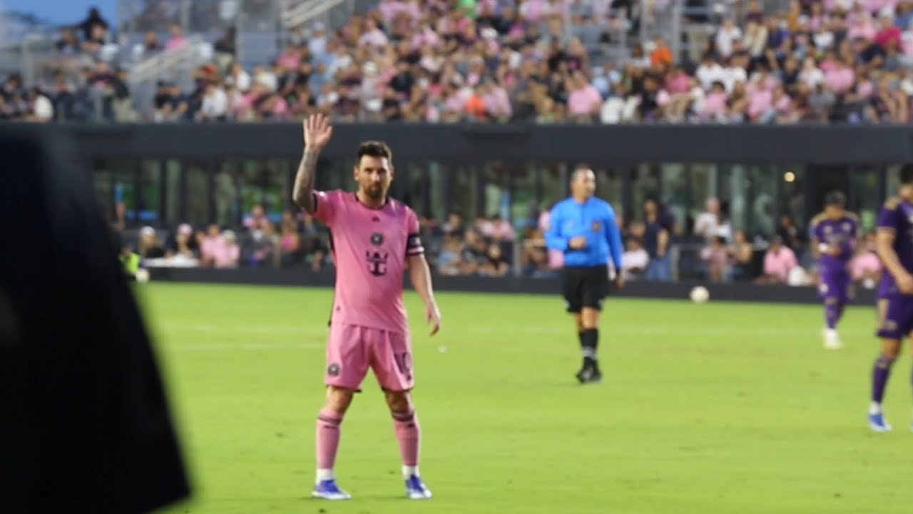 Lionel Messi exclusive camera with Inter Miami vs. Orlando City! Goals ...