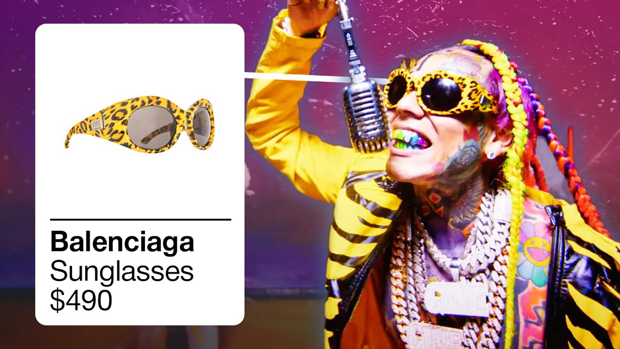 6IX9INE OUTFITS IN "GINE" VIDEO [RAPPERS OUTFITS] - YouTube