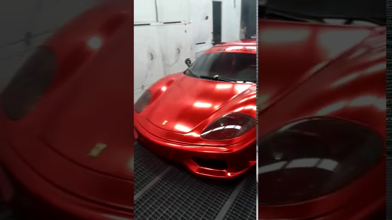 Red Chrome Ferrari