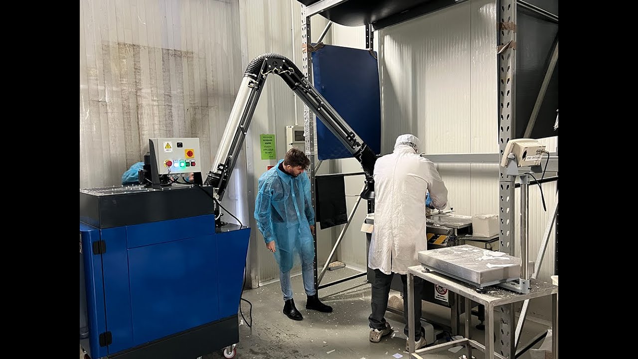 Dedust 2 - Dust collector to increase safety and cleanliness - YouTube