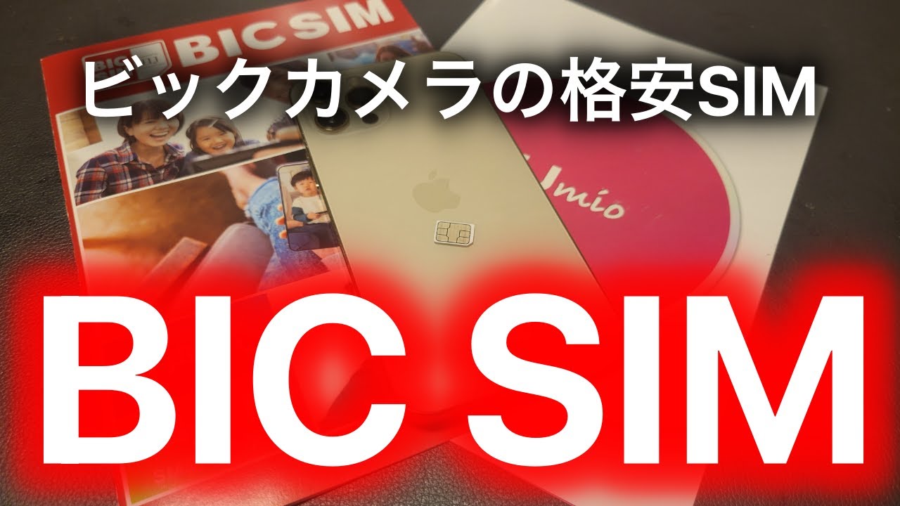BIC SIMがやってきた/ビックカメラの格安SIM - YouTube