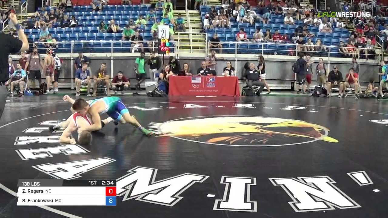 Cadet FS 138 Consi of 64 #2 - Zach Rogers (NE) vs. Sam Frankowski (MO ...