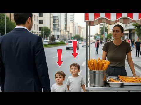 MİLYONER, SOKAKTA CHURROS SATAN ESKİ EŞİNİ VE KENDİSİNE TIPATIP BENZEYEN İKİZLERİ GÖRÜR