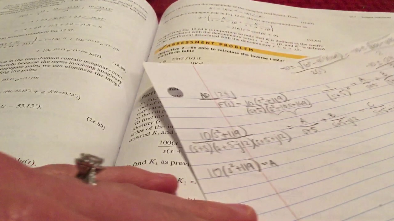 AP 12.5 partial fractions with complex numbers - YouTube
