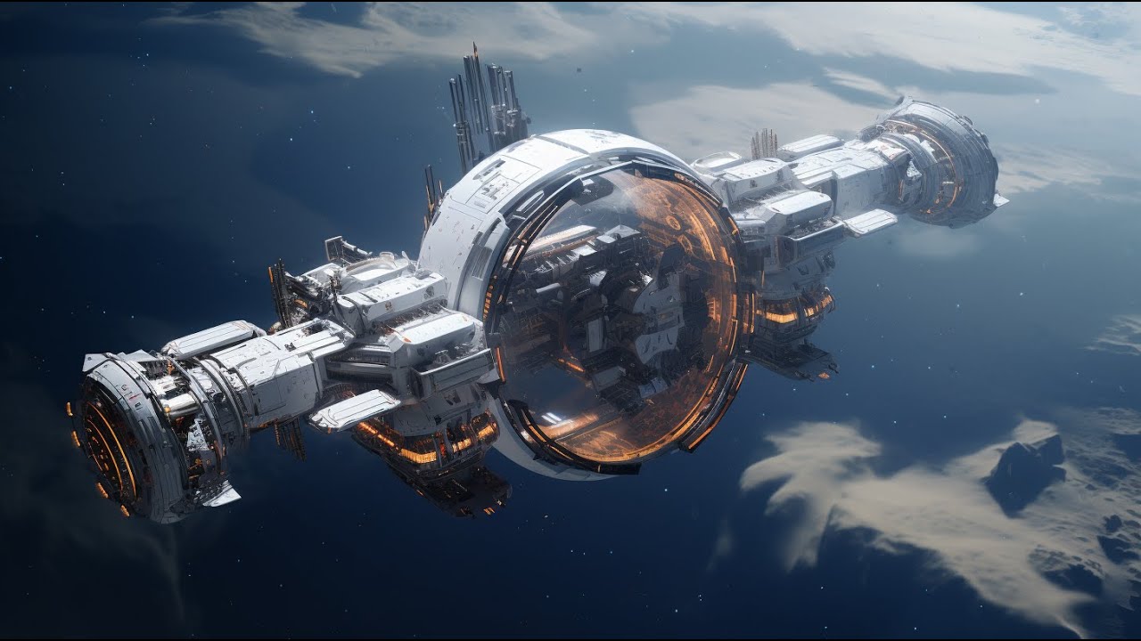 Space Ship in SCI Fiction style. AI Created - YouTube