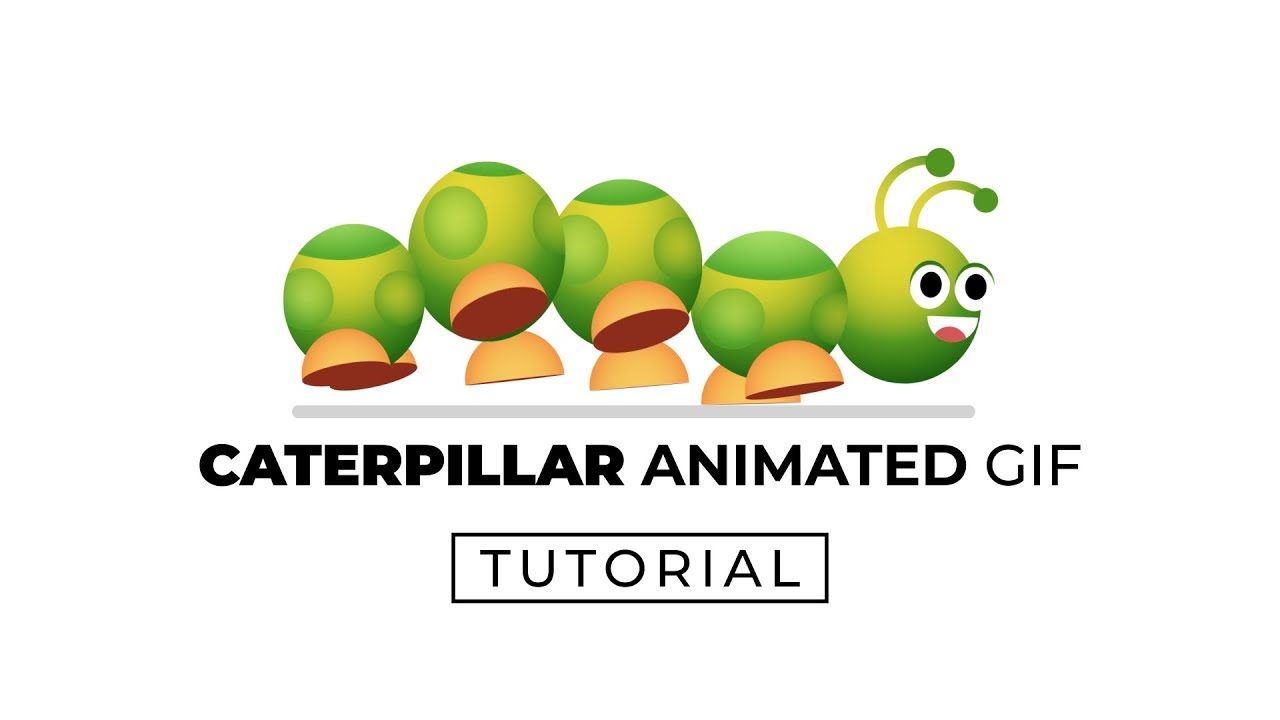 Cartoon Animation Caterpillar Character Animation After Effects cartoon-animation-caterpillar-character-animation-after-effects