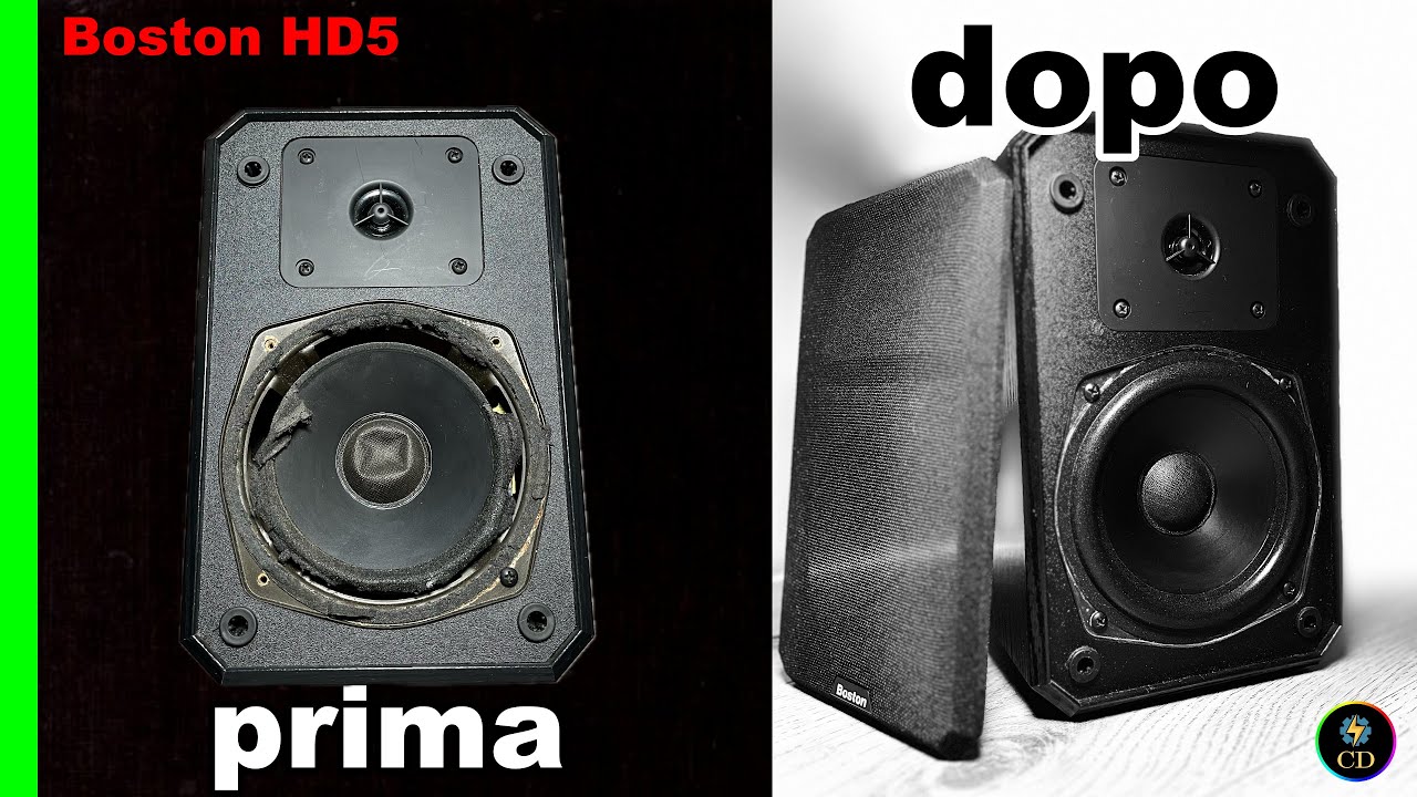 Riparazione Boston Acoustics HD5, diffusori anni 90 che meritano di ...