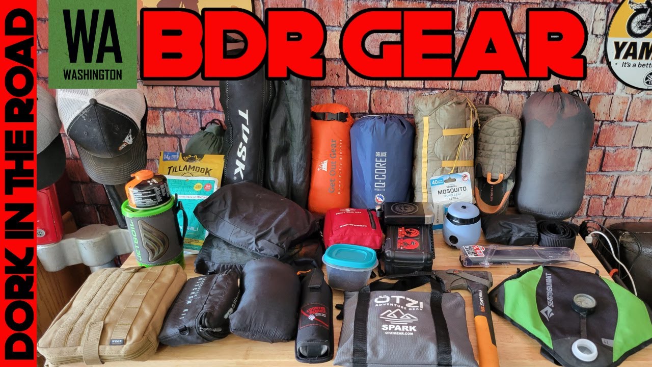 What Gear Am I Taking on My First BDR? Full WABDR Motorcycle Camping ...